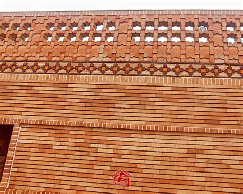 انواع آجر چینی عکس ۱۲ الگو چیدمان سنتی و مدرن نما دیوار آجر ترنج