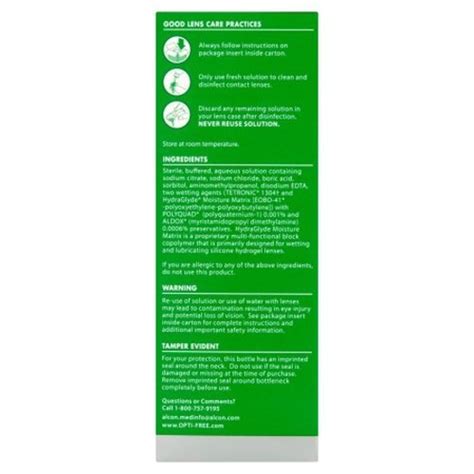 Opti Free Puremoist Disinfecting Solution 10 Fl Oz 2 Pack