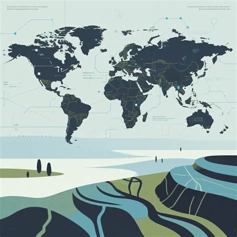 Free Global Terrain Visualization Image Map Topography Global Download At Stockcake
