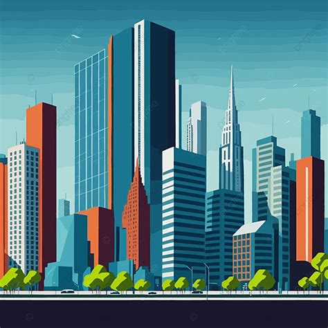 고층 건물 그림 배경 도시 벡터 도시 건물 일러스트 배경 건물 배경 일러스트 및 사진 무료 다운로드 Pngtree