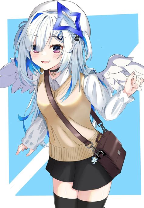 Amane Kanata Hololive Drawn By Kannab Danbooru