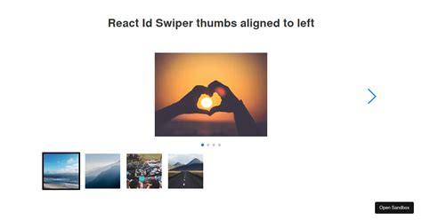React Swiper Thumbs To The Left Working Alternative Codesandbox