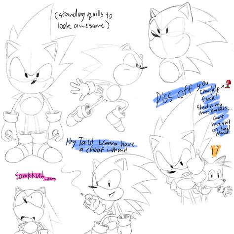 Junio Styled Sonic Sketches By Possesedfish On Deviantart