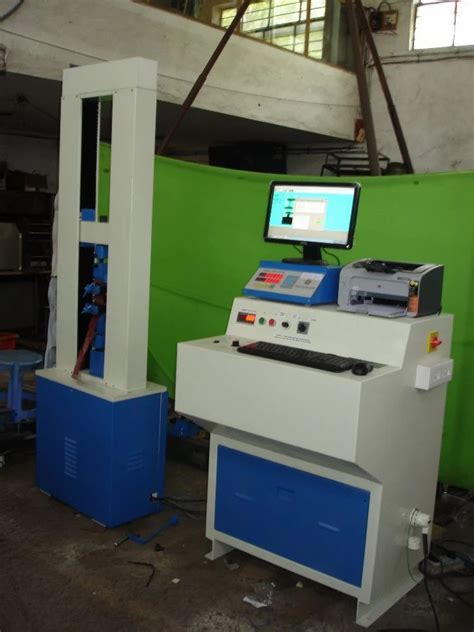 digital mild steel computerized tensile testing machine for to