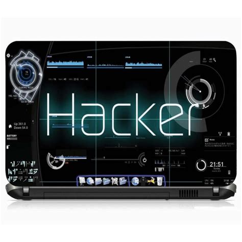 Hacker Laptop Sticker Bd