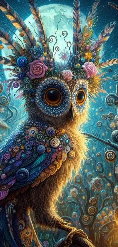 Mystical Owl Fantasy Art Free Download