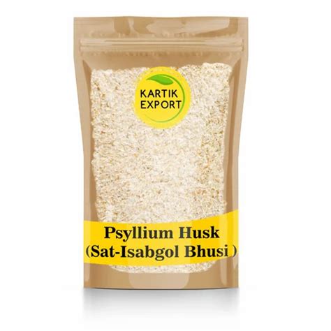 Kartik Export Sat Isabgol Bhusi Psyllium Husk 1 Kg White Labeling Available At ₹ 980kg
