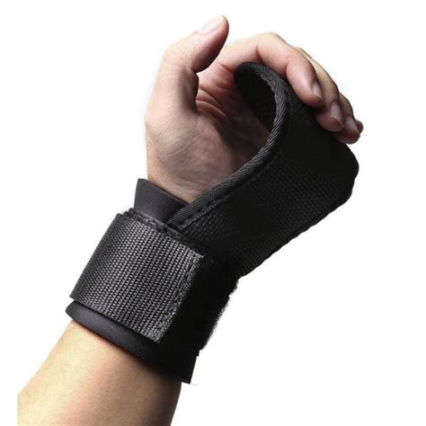 1 Pair Adjustable Fitness Wrist Support Weight Lifting Hooks Sports