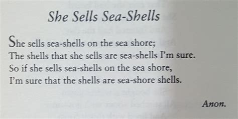 She Sells Seashells By The Seashore 訳 英語 早口言葉 バター Ruor