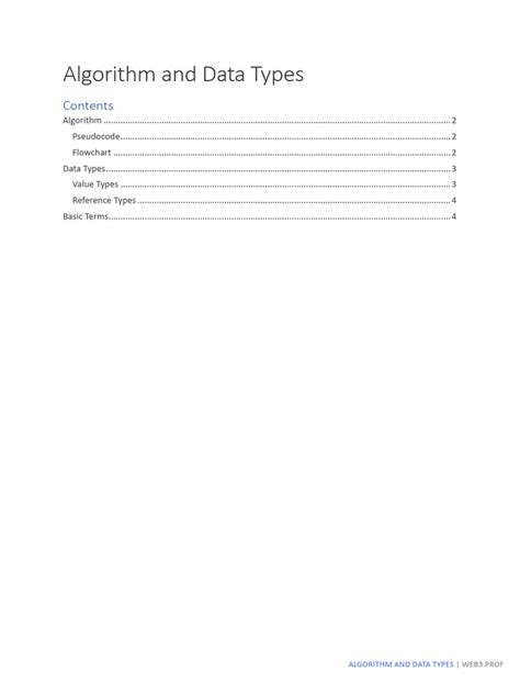 Beginner Algorithm And Data Types Solidity Pdf