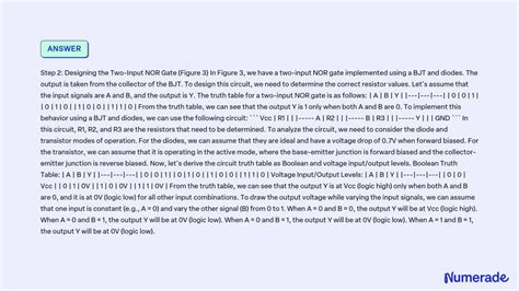 Solved Problem 2 Basic Logic Gates Design The Circuits In Figure 2 3 Calculate Correct