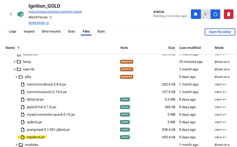 Ancient Jdbc Driver For Mssql On Docker Version Ignition Inductive