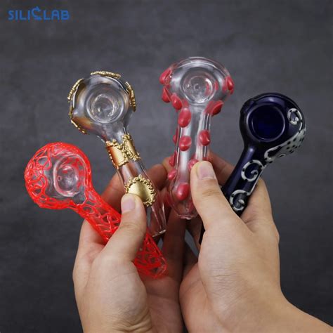 Tobacco Dry Herb Smoking Crack Pyrex Oil Burner Glass Pipe Crack Pipe