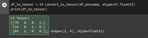 How To Convert Pandas Dataframe To Tensor Dataset
