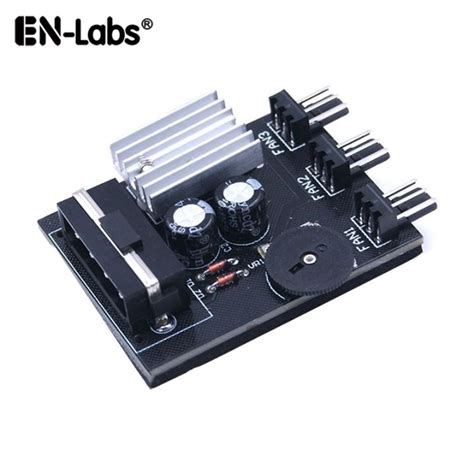 En Labs Computer Pc Case Cpu Cooler Pin Cooling Fan Speed Temperature Controller Molex Pin Or