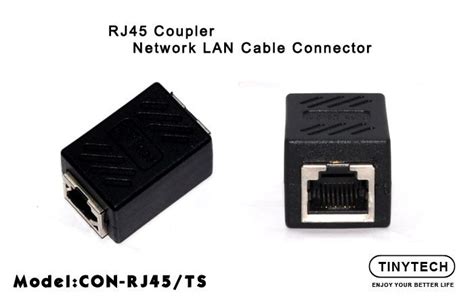 RJ45 COUPLER NETWORK LAN CABLE CONNECTOR CON RJ45 TS Computers Tech Parts Accessories