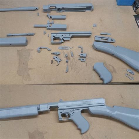 Téléchargement Thompson 1928 Sub Machine Gun Functional Assembly Par