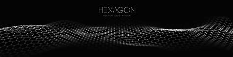 육각형 웨이브 벡터 템플릿 현대 3d 그래픽 기하학적 배경 디지털 기술 웹 흐름 추상적 배경 Eps 10 0명에 대한 스톡 벡터
