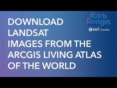 Download Landsat Imagery From The Arcgis Living Atlas