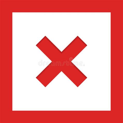 Wrong Marks Cross Marks Rejected Disapproved No False Not Ok