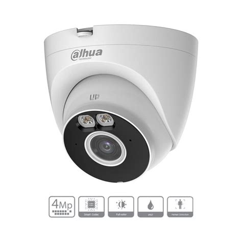 Camera Wi Fi 4mp Dahua T4a Dome Turret A1 Smart Dual Light Dh F4c Led