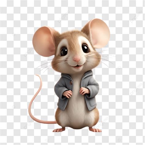 트렌디한 재킷을 입은 사랑스러운 만화 쥐 만화 마우스 귀여운 마우스 애니메이션 마우스 Png 일러스트 및 이미지 에 대한 무료 다운로드 Pngtree