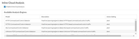 Configure Inline Cloud Analysis