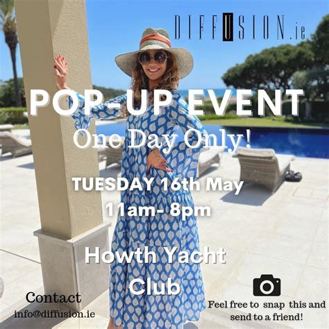One Day Only Pop Up Event Diffusionie