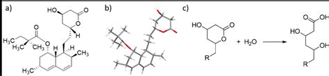 40 A Molecular Structure Of Simvastatin And B A Capped Sticks Download Scientific Diagram