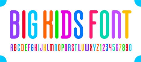 아이 장난 글꼴 만화 스타일의 알파벳 여러 가지 빛깔의 밝은 둥근 문자와 숫자 현대 높은 응축 책 기호 벡터 일러스트 레이션 0명에 대한 스톡 벡터 아트 및 기타 이미지