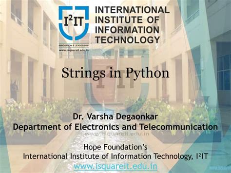 Strings In Python Pptx