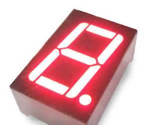 Microtivity Segment LED Display Digit Red Common Cathode Pack Of