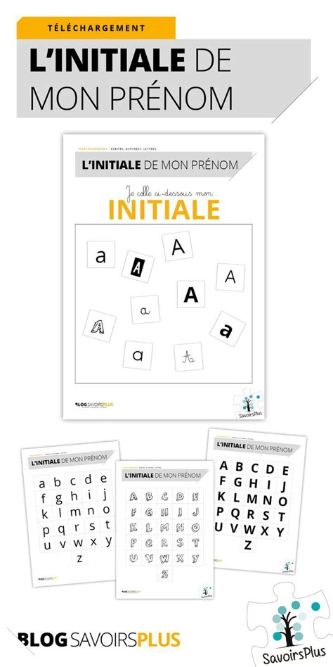 Téléchargement Linitiale De Mon Prénom Savoirsplus Alphabet Words