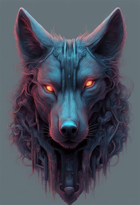 Cyberpunk Wolf By Sitwithmenthedark On Deviantart