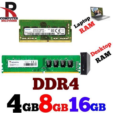 DDR4 Memory RAM Laptop Desktop Mix Brand 4GB 8GB 16GB Shopee Malaysia