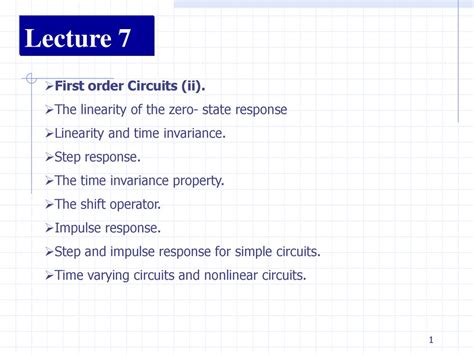 Lecture 7 First Order Circuits Ii Ppt Download