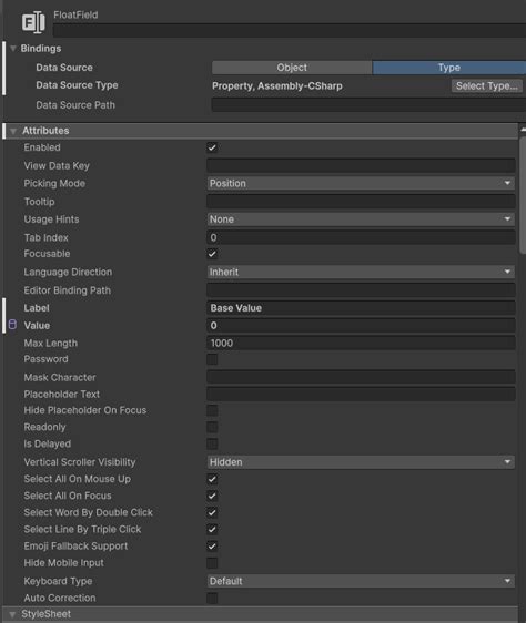 Uibuilder Listview Items Doesnt Bind To Array Element Values Unity