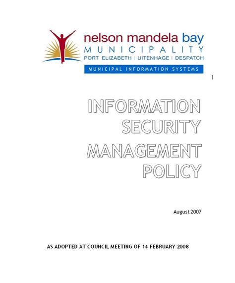 42 Information Security Policy Templates Cyber Security ᐅ TemplateLab