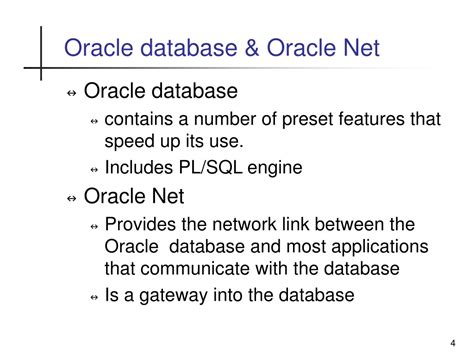 Ppt Oracle Architecture Overview Key Components And Implementation