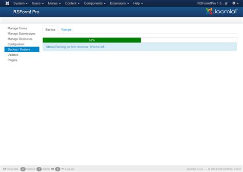 Rsform Pro Ver 1 50 0 Rewritten And Improved Backup Restore Functionality