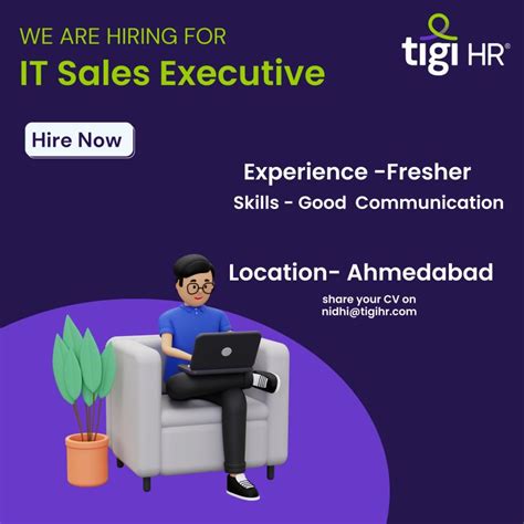 Snehal Patel On Linkedin We Are Hiring For An It Sales Executive