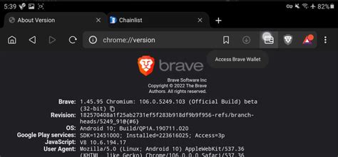 Wallet Icon Is Shown On `chrome` Pages · Issue 25962 · Bravebrave