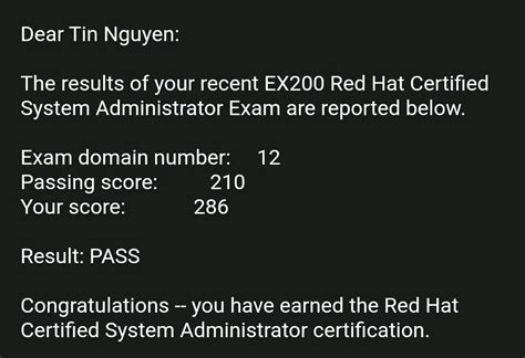 Tin Nguyen On Linkedin Rhcsa Redhat Redhatcertification 12 Comments