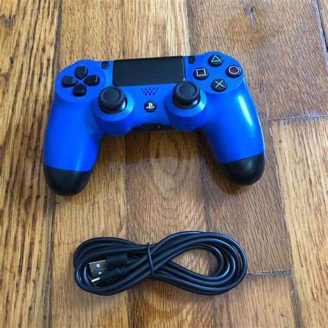 sony playstation 4 cuh zct1u ps4 blue wireless bluetooth dualshock4
