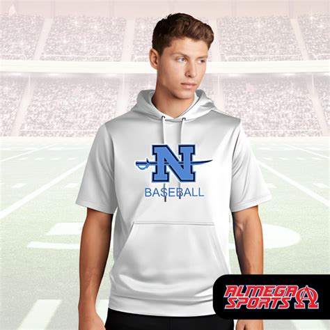 St251 Wick Fleece Short Sleeve Hooded Pullover
