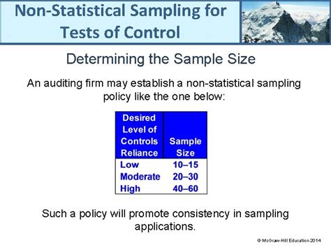Chapter 8 Audit Sampling An Overview And Application