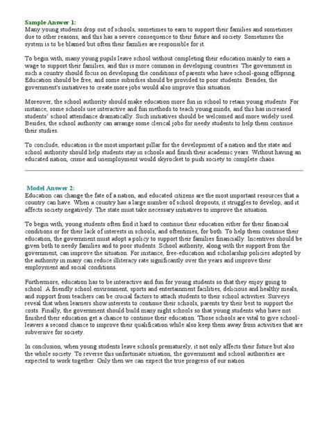 Dropping Out Of School Pdf Economies