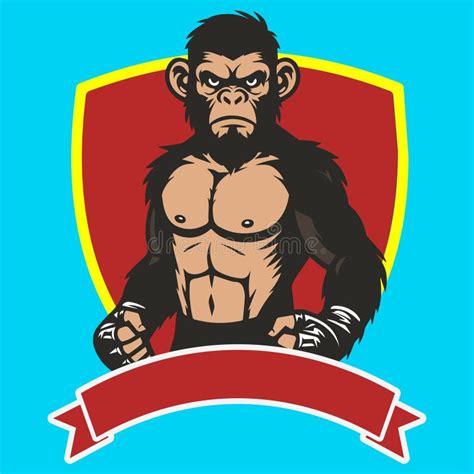 The Black Ape Had A Serious Expression That Was A Sign That He Was