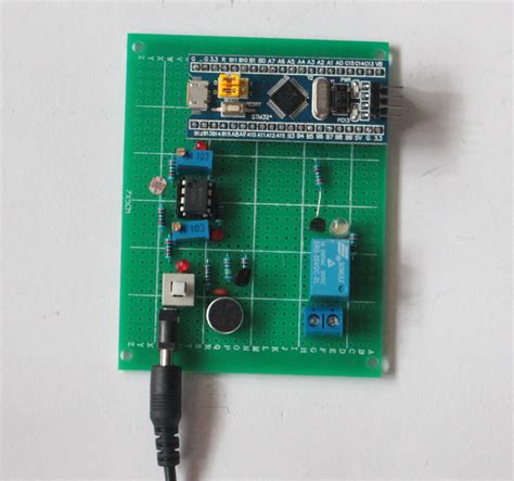 基于stm32单片机的声光控灯设计智能照明灯声控灯人体灯控灯 虎窝淘