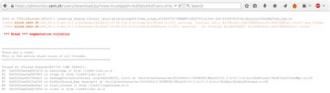 Troubleshooting · Alice Analysis Tutorial